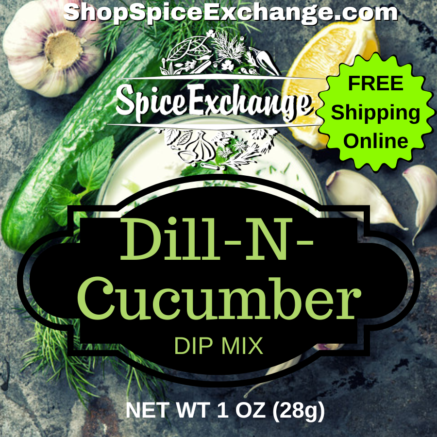 Dill-N-Cucumber Dip Mix | Spice Exchange FREE SHIPPING ORDERS OVER $25 (US)
