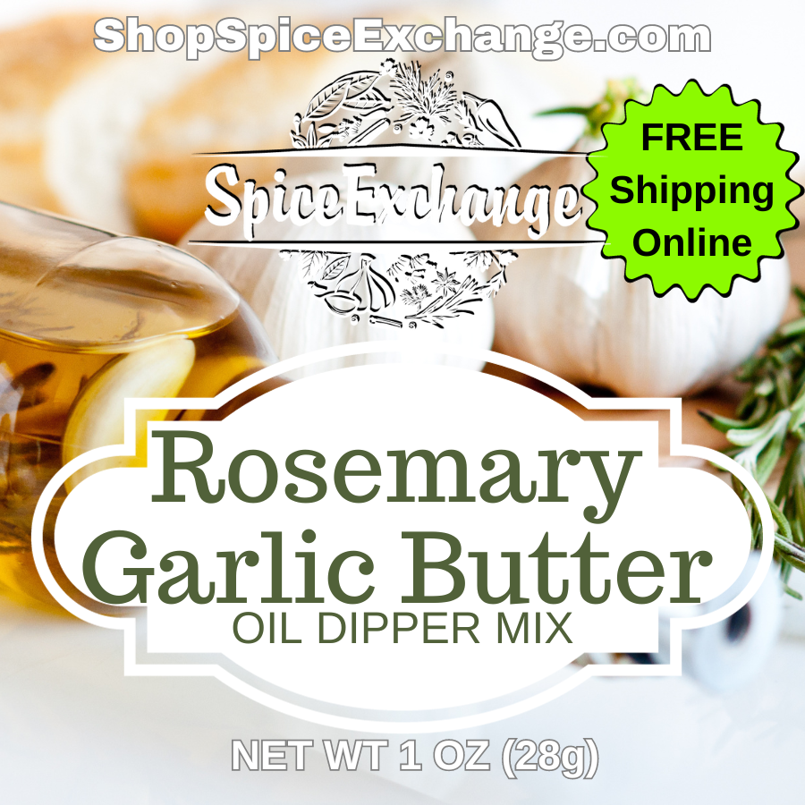 Rosemary-Garlic Oil Dipper Mix | Spice Exchange FREE SHIPPING ORDERS ...